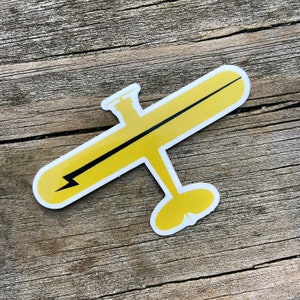Minimal Piper Cub Sticker | Airplane Sticker - Etsy