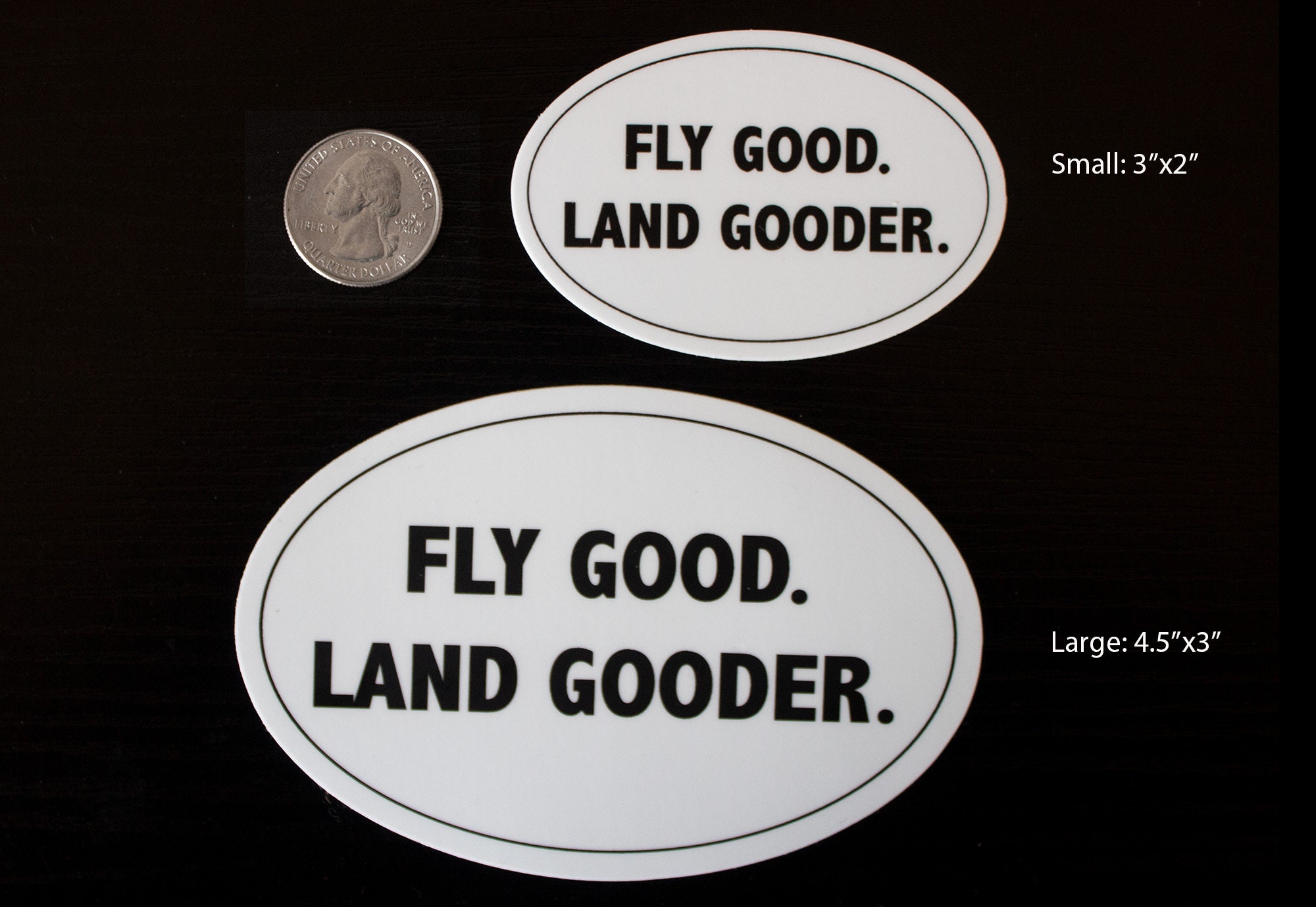 Fly Good. Land Gooder Airplane Sticker Aviation Humor - Etsy