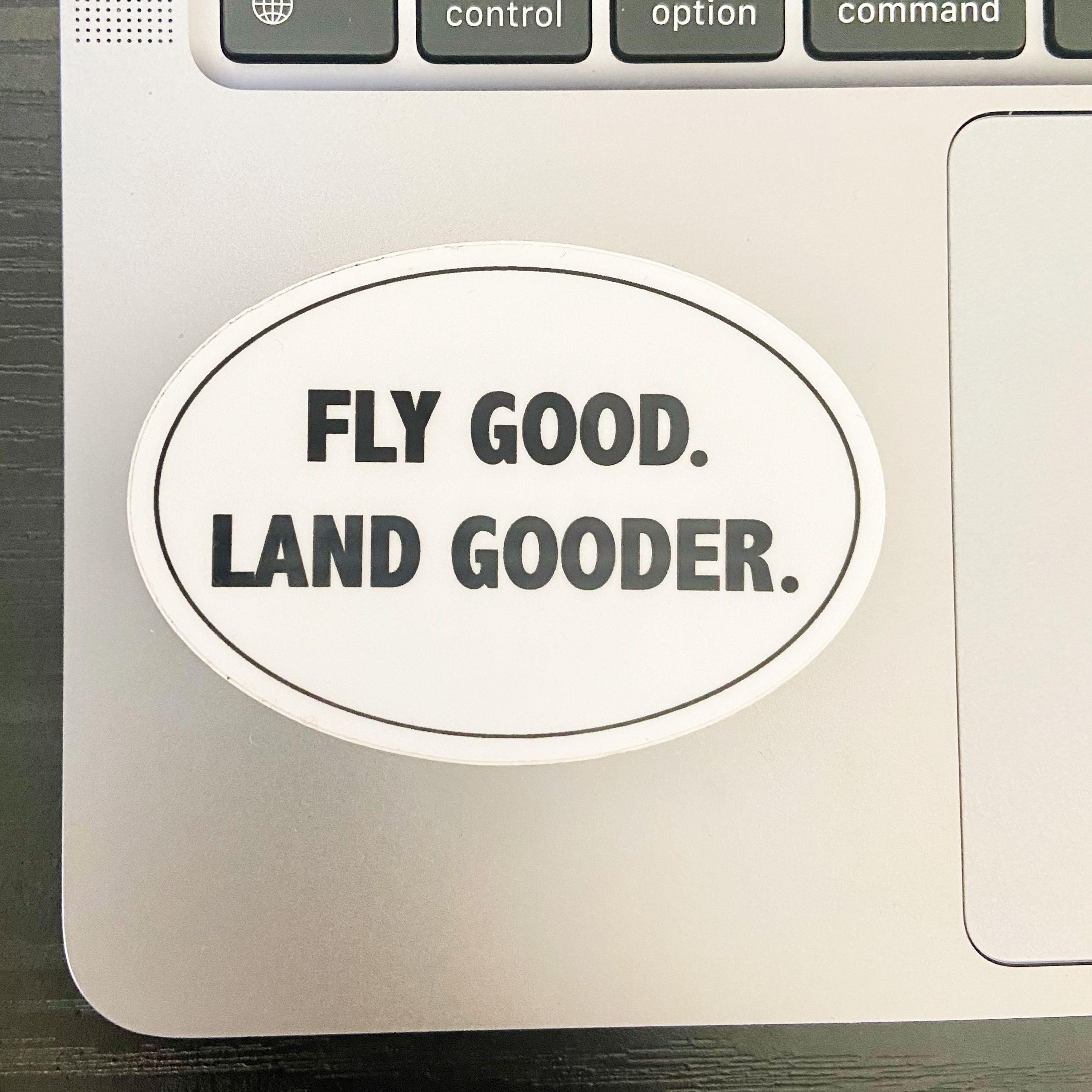 Fly Good. Land Gooder Airplane Sticker Pilot Gift - Etsy