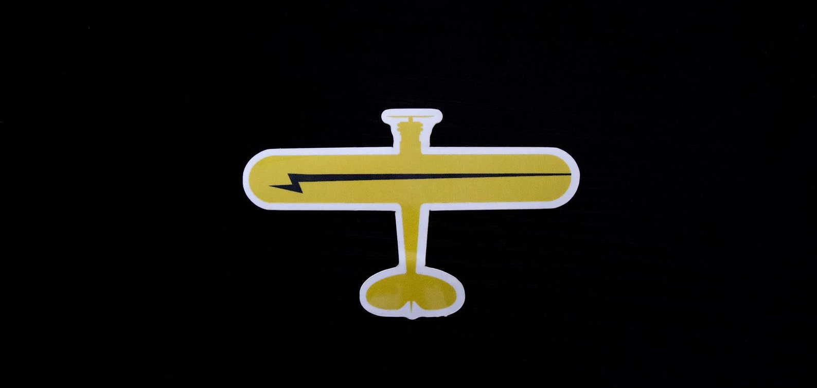 Minimal Piper Cub Sticker Airplane Sticker - Etsy