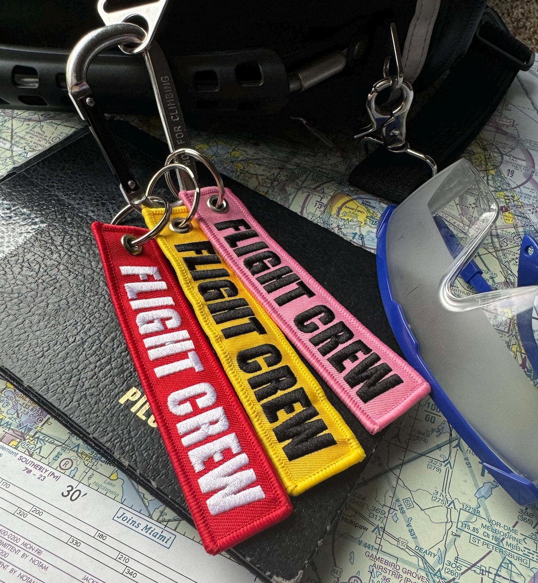 Flight Crew Keychain Aviation Accessories Pilot Gift - Etsy