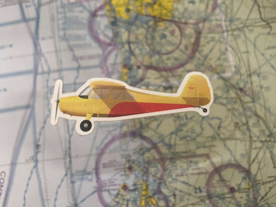 Illustrated Champ Sticker | Airplane Sticker | Pilot Gift | Aeronca ...