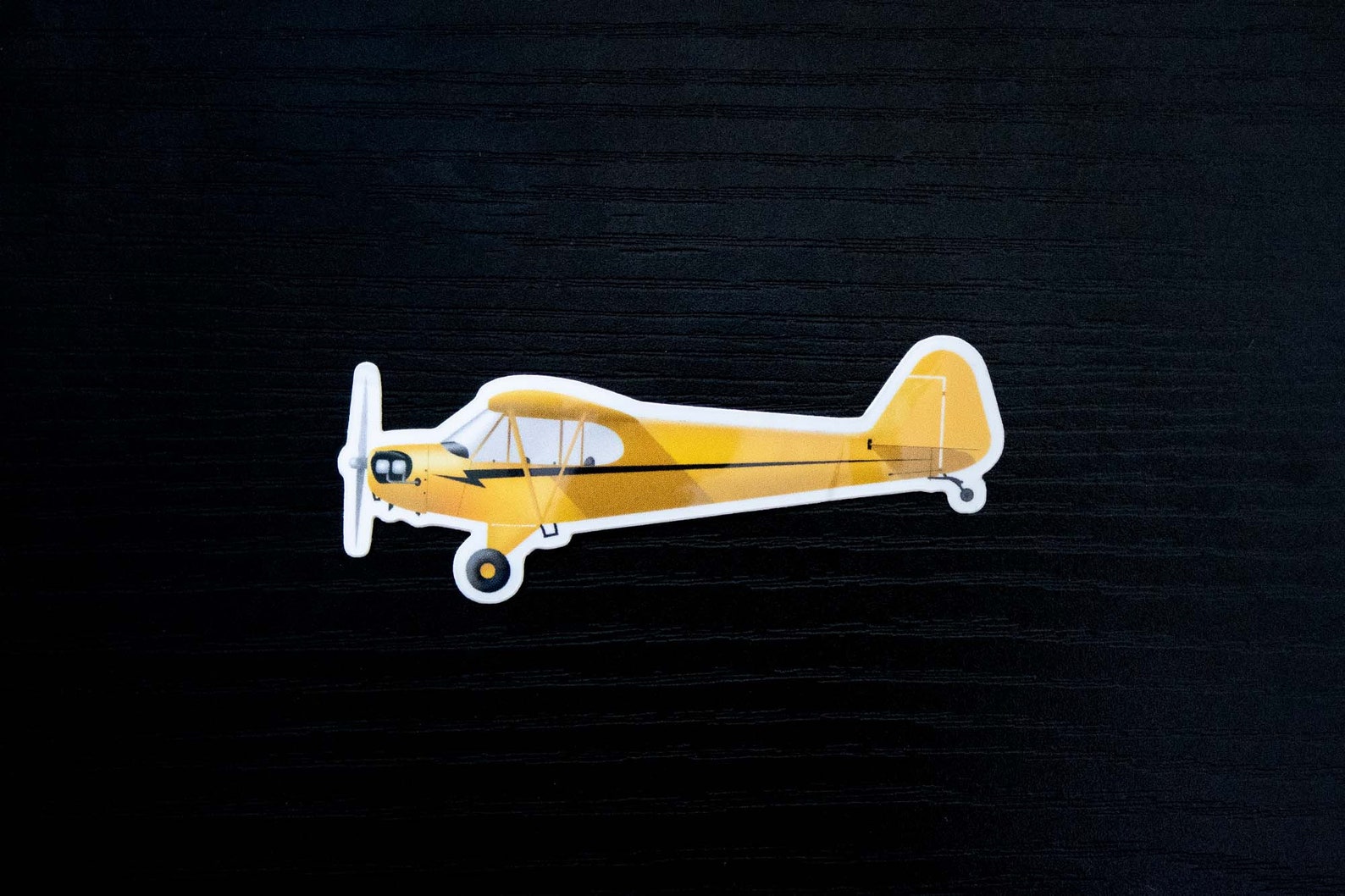 Realistic Piper J3 Cub Sticker Airplane Sticker - Etsy