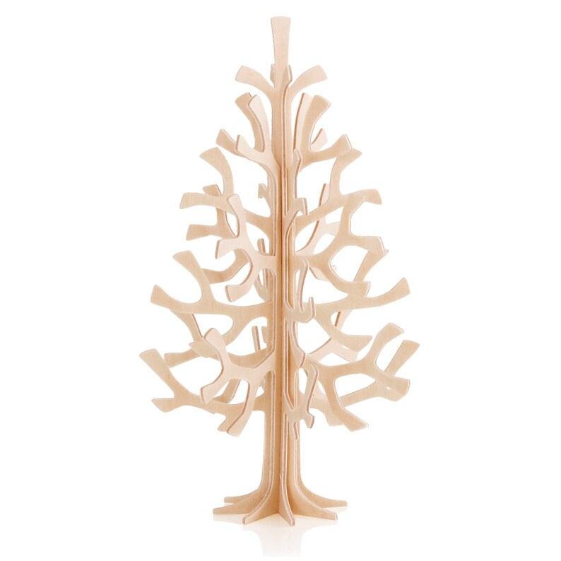 Mini Spruce 14cm Wooden Tree Birch Tree Ornament Wood Decor Eco ...
