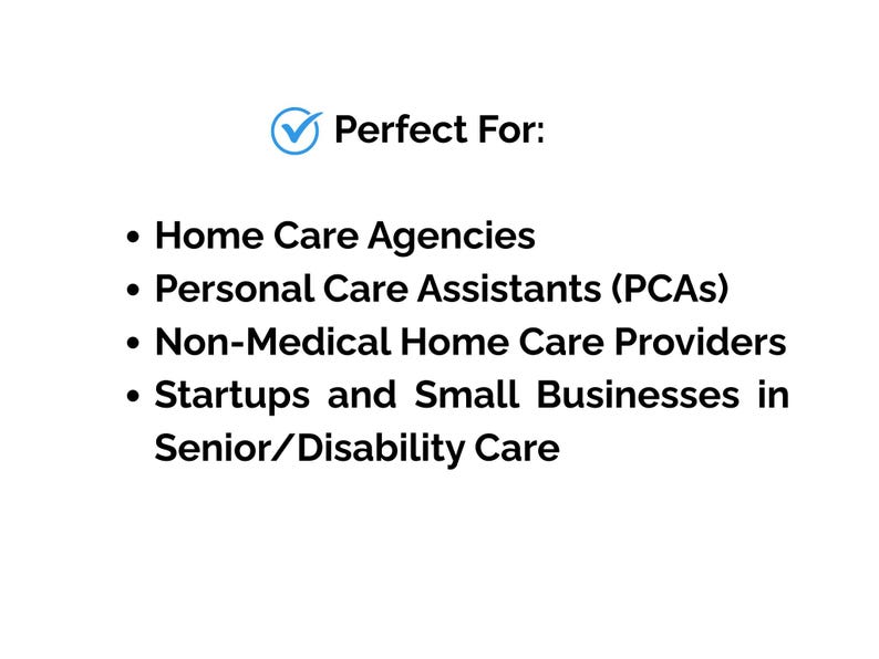 Home Care Agency Template Bundle: Editable Forms & Documents - Etsy