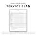 Home Care Service Plan Template: Client Care Agreement (printable PDF ...