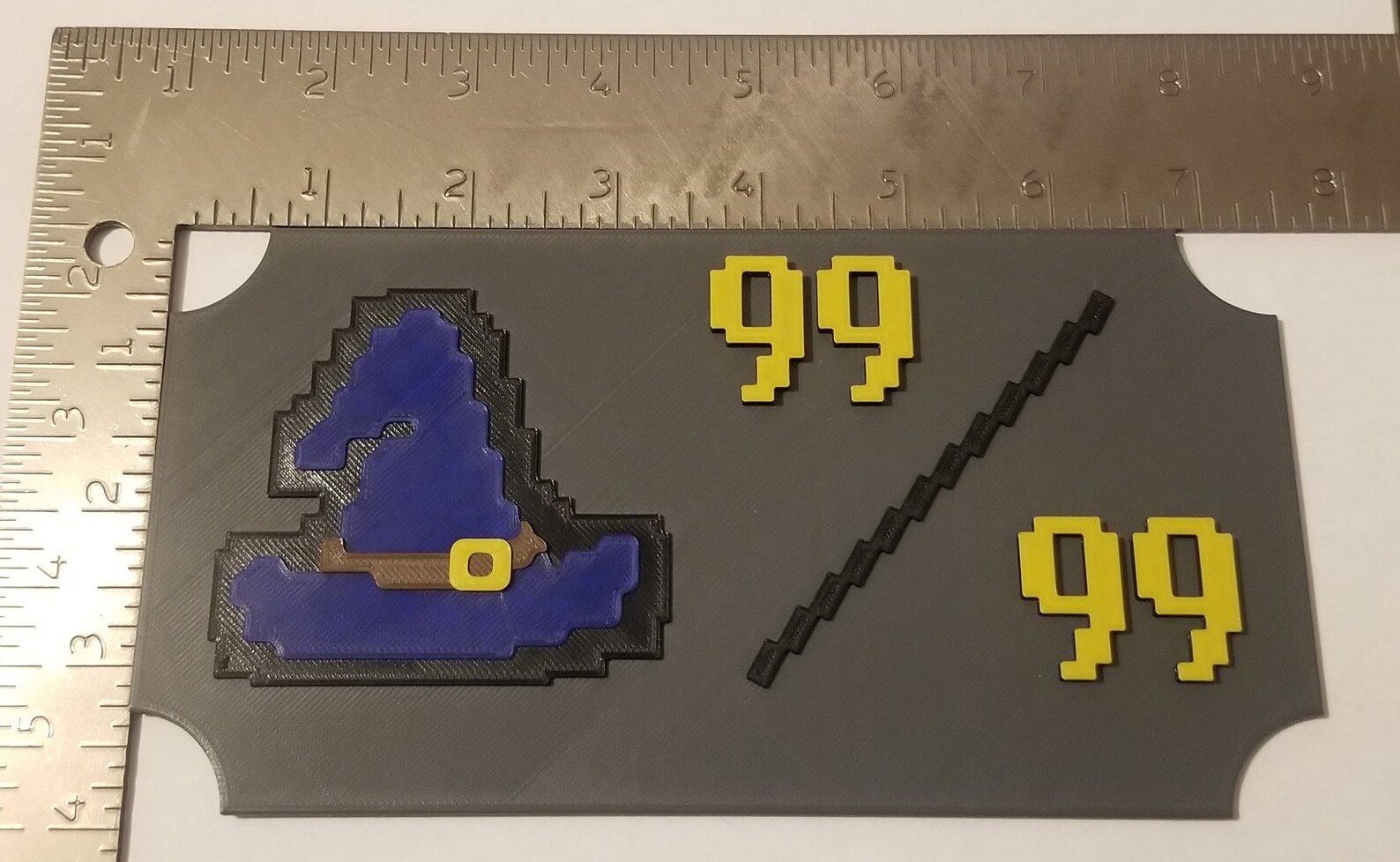 Oldschool Runescape Inspired Level 99 Magic Commemoration 3D Printed ...