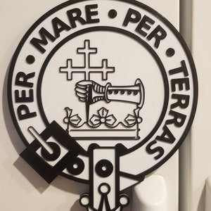 Clan Macdonald Crest 3D Printed Wall Art - Etsy