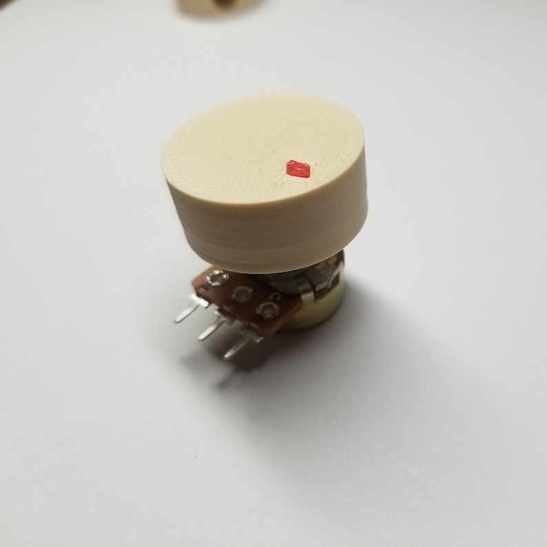 3D Printed Small Rotary Switch Knob W/diamond Pointer - Etsy