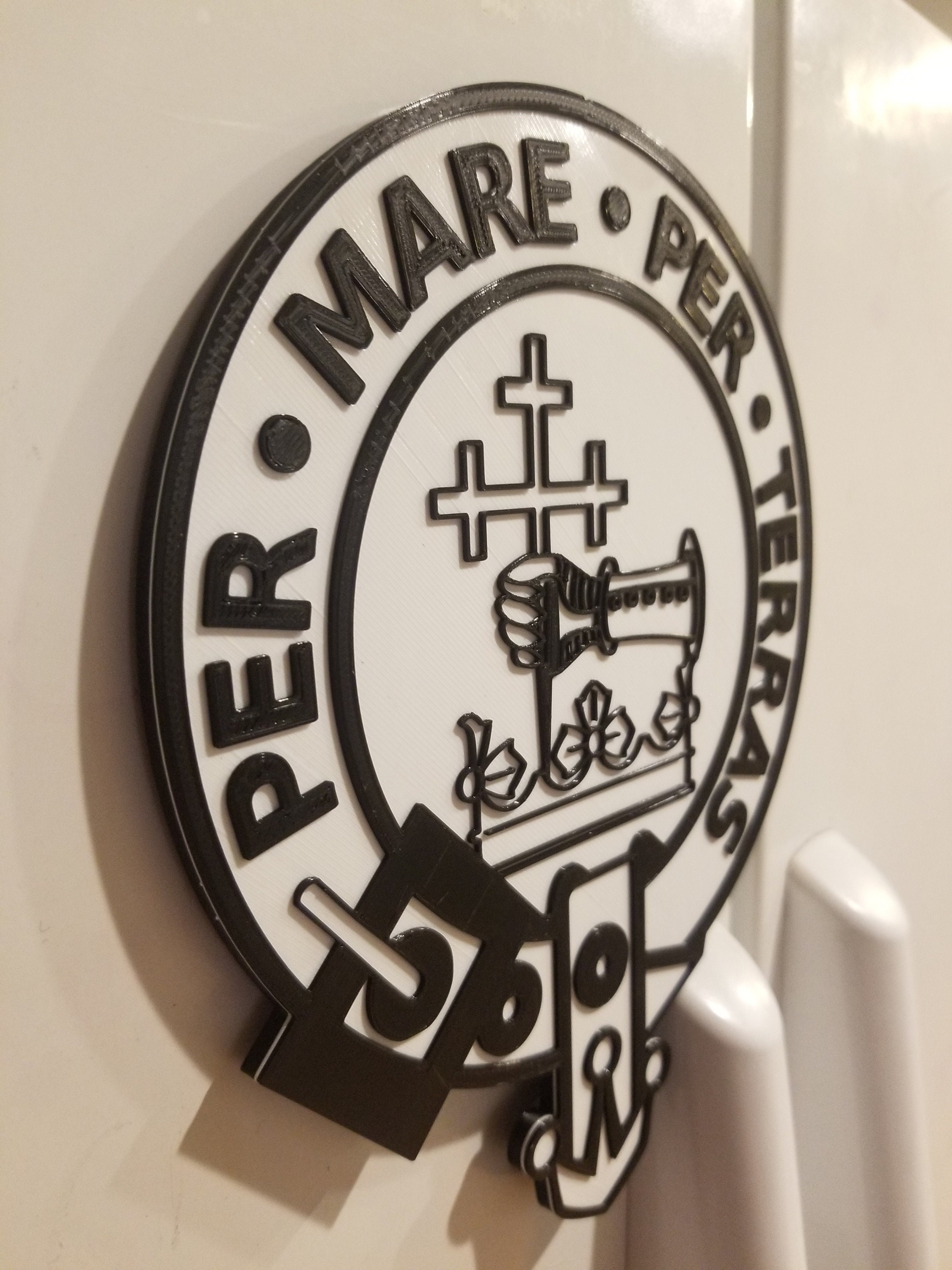 Clan Macdonald Crest 3D Printed Wall Art - Etsy