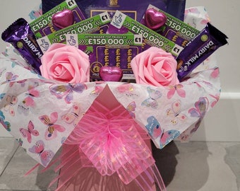 Scratch Card Bouquet - Etsy UK