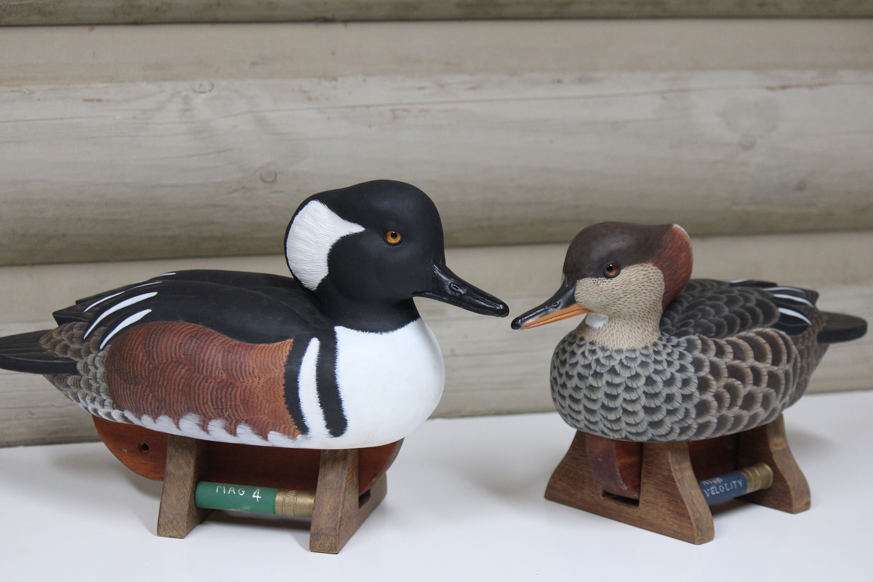 Hooded Merganser Hen Decoy