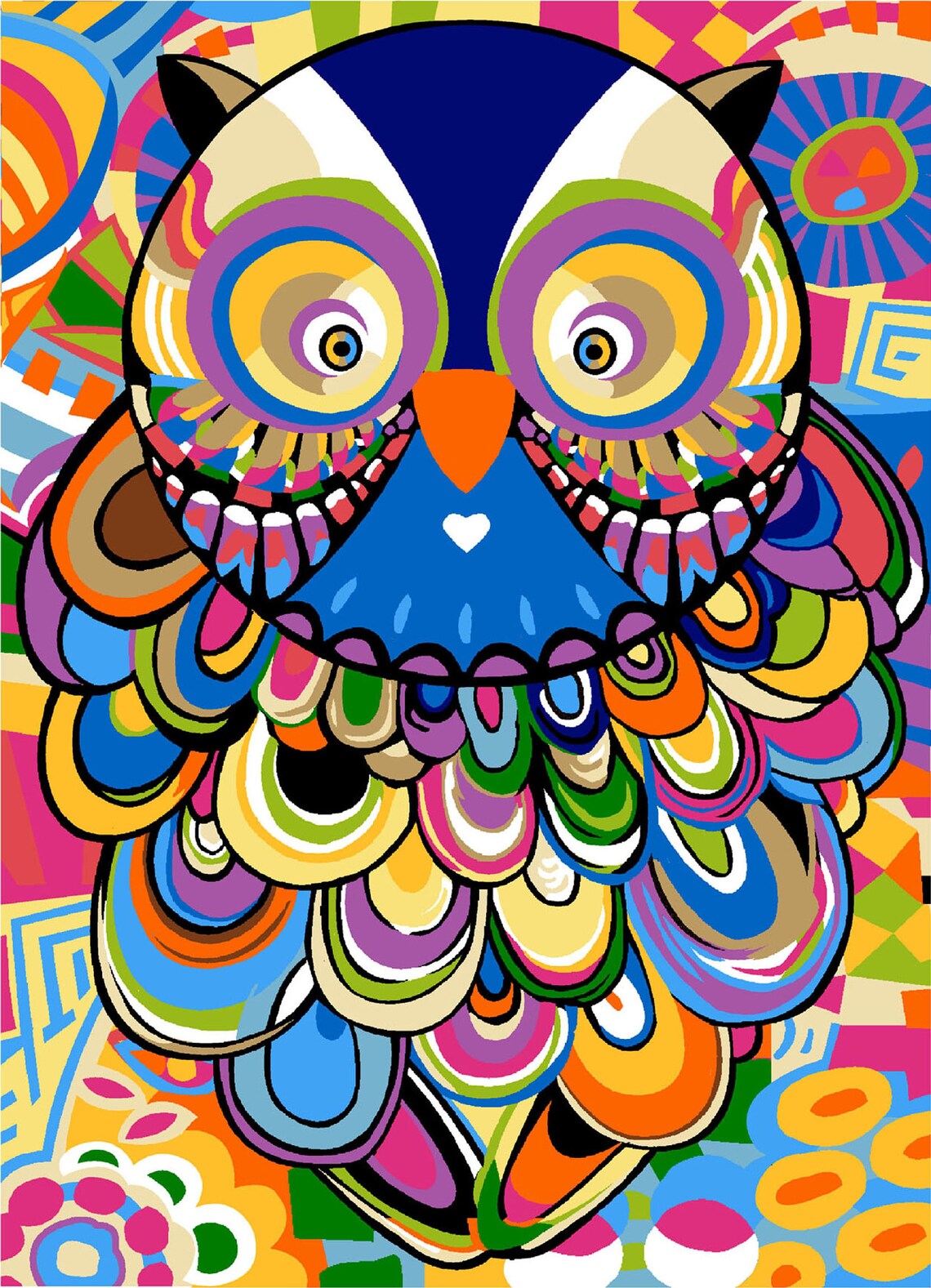 SEG De Paris Tapestry/needlepoint Kit – Owl (chouette) - Etsy UK