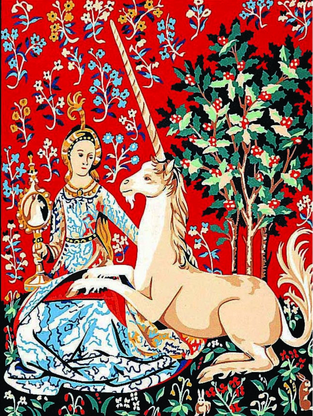 Margot De Paris Tapestry/needlepoint Kit Lady With the - Etsy