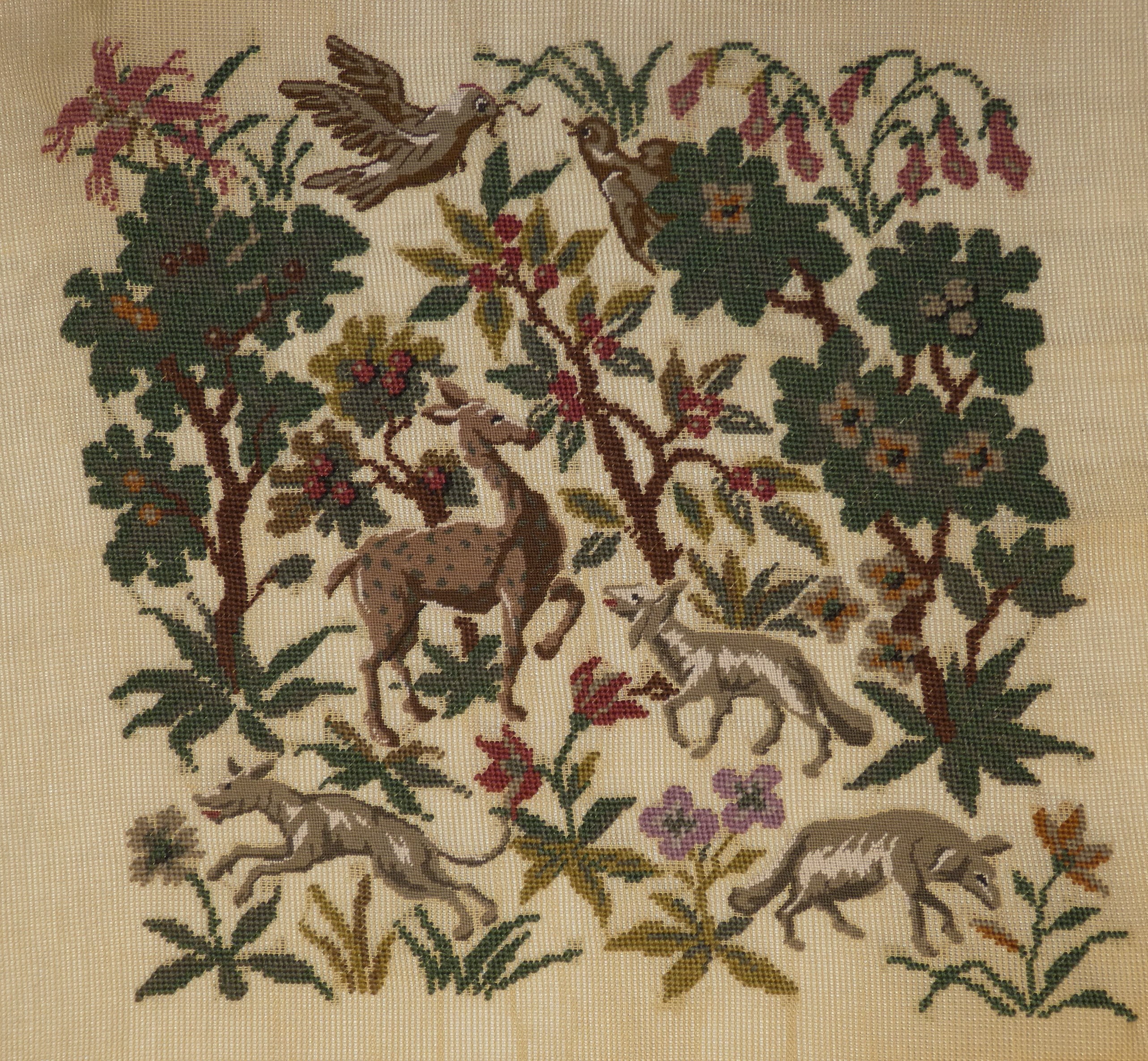 Fully Worked Needlepoint Canvas Set – Medieval Hunting Scenes - Etsy