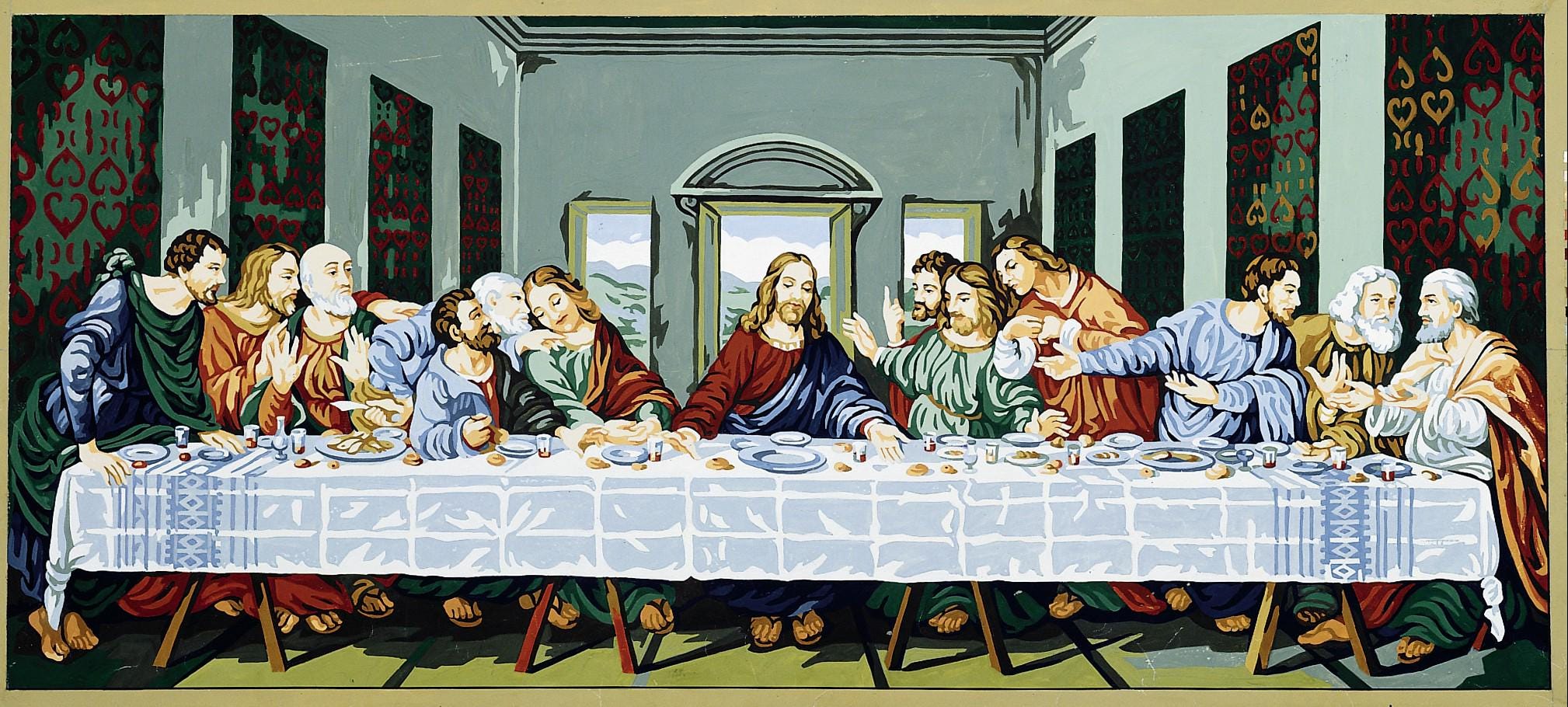 Royal Paris Tapestry/needlepoint Kit - the Last Supper by Léonard De ...