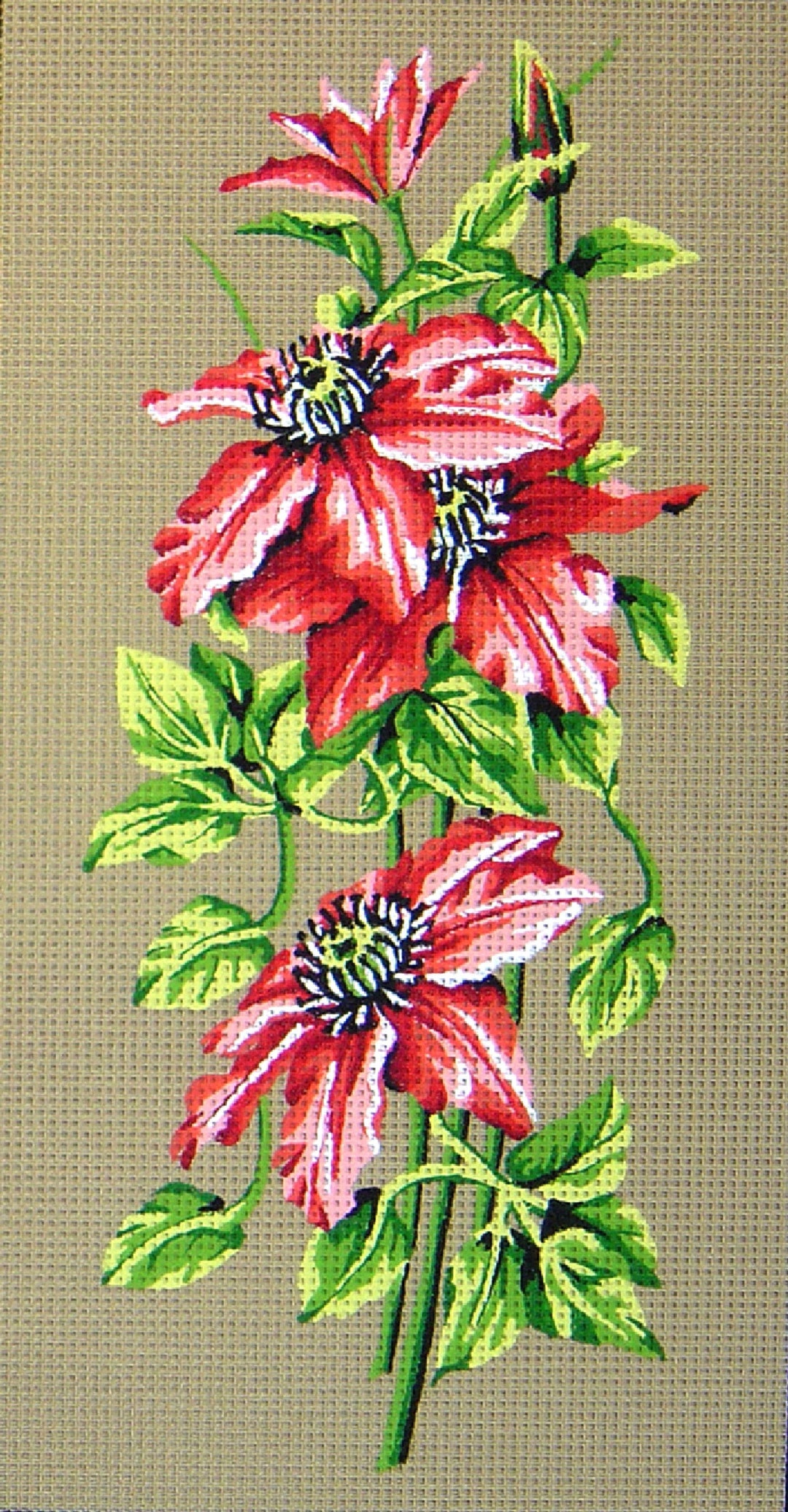 Gobelin L Tapestry/needlepoint Kit - Poinsettia - Etsy