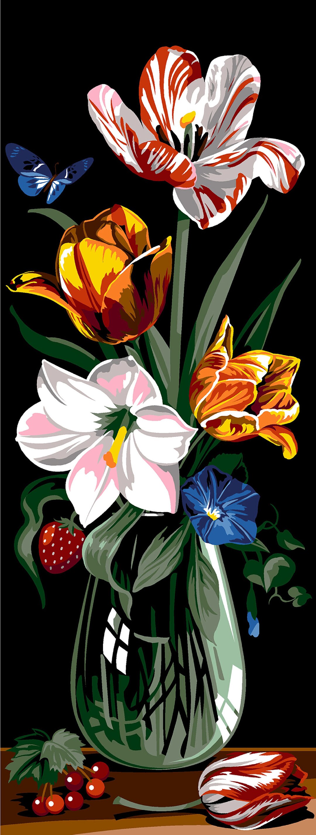 SEG De Paris Tapestry/needlepoint Kit – Glass and Color (verre Et ...