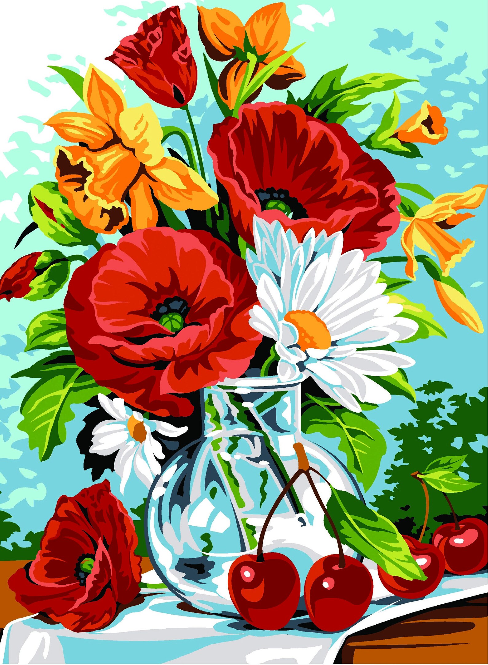 SEG De Paris Tapestry/needlepoint Kit – Spring Flowers (verrine De ...