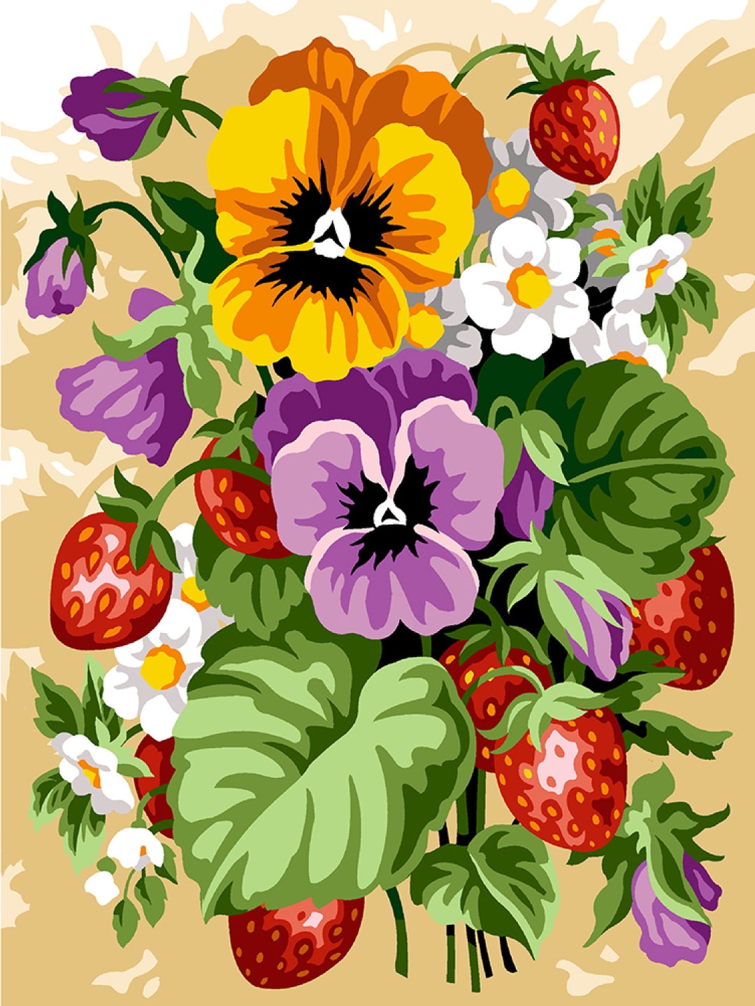 Margot De Paris Tapestry/needlepoint Kit – Fruit Bouquet (bouquet ...