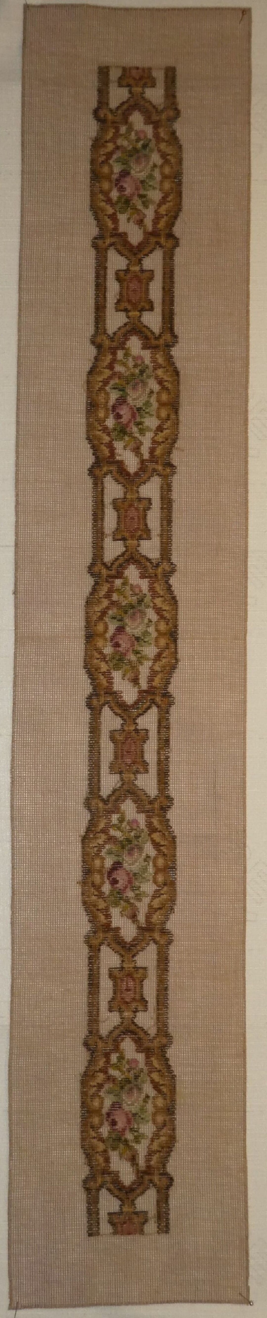 Tramme Tapestry/needlepoint Kit – Bellpull of Roses Encased in Border ...