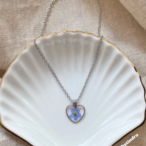 Forget Me Not Charm - Etsy