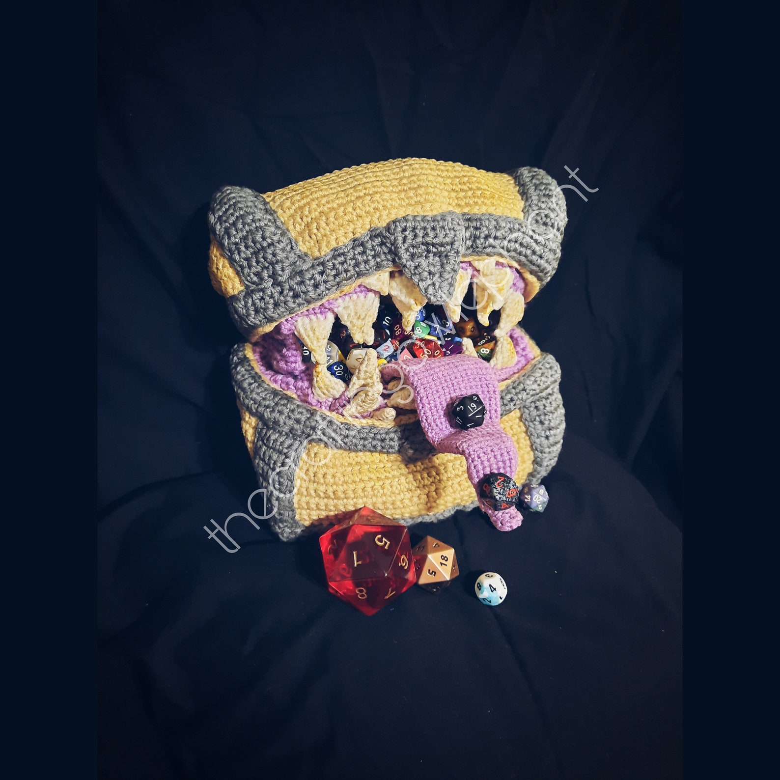 PDF Monster Storage Box Mimic CROCHET PATTERN - Etsy