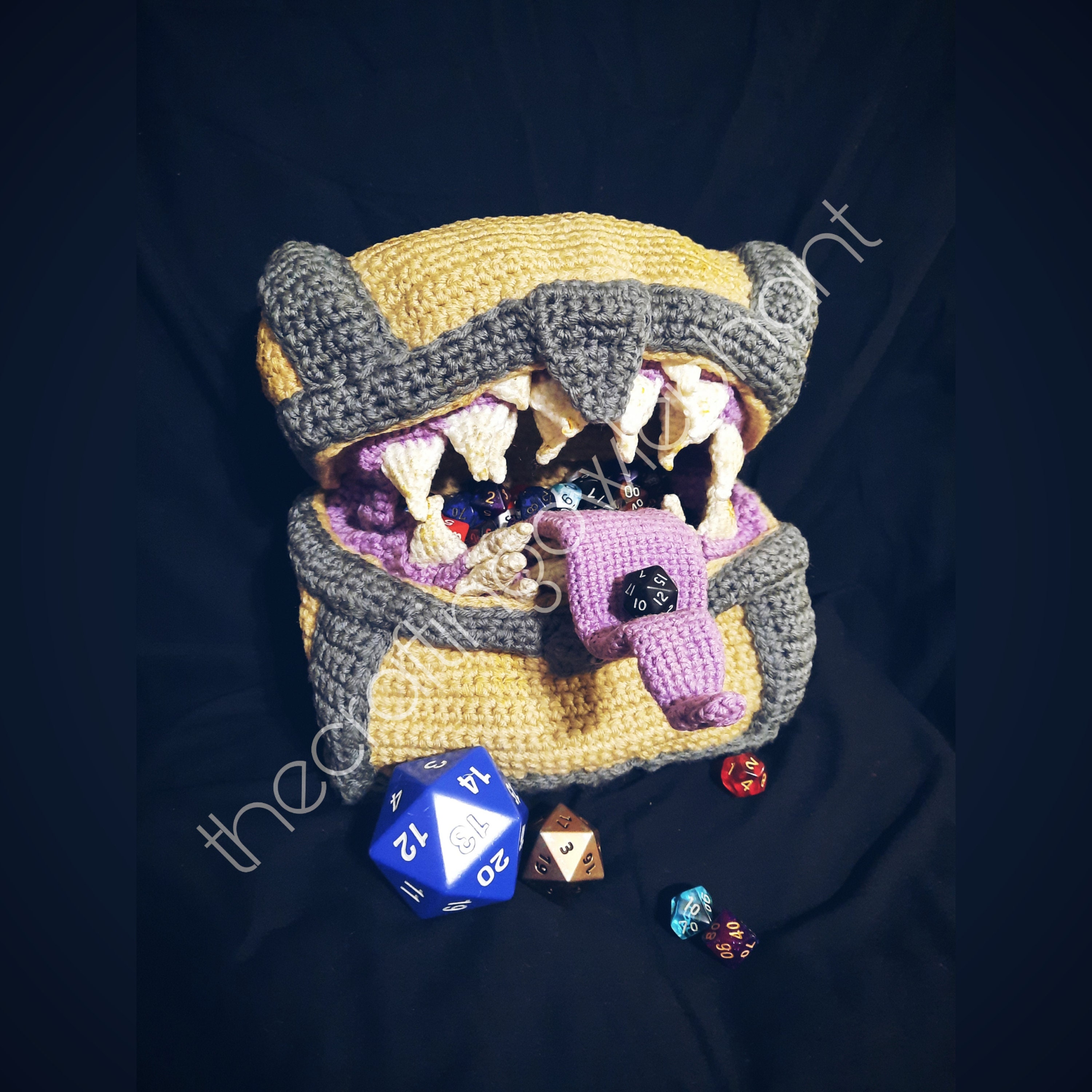 PDF Monster Storage Box Mimic CROCHET PATTERN - Etsy