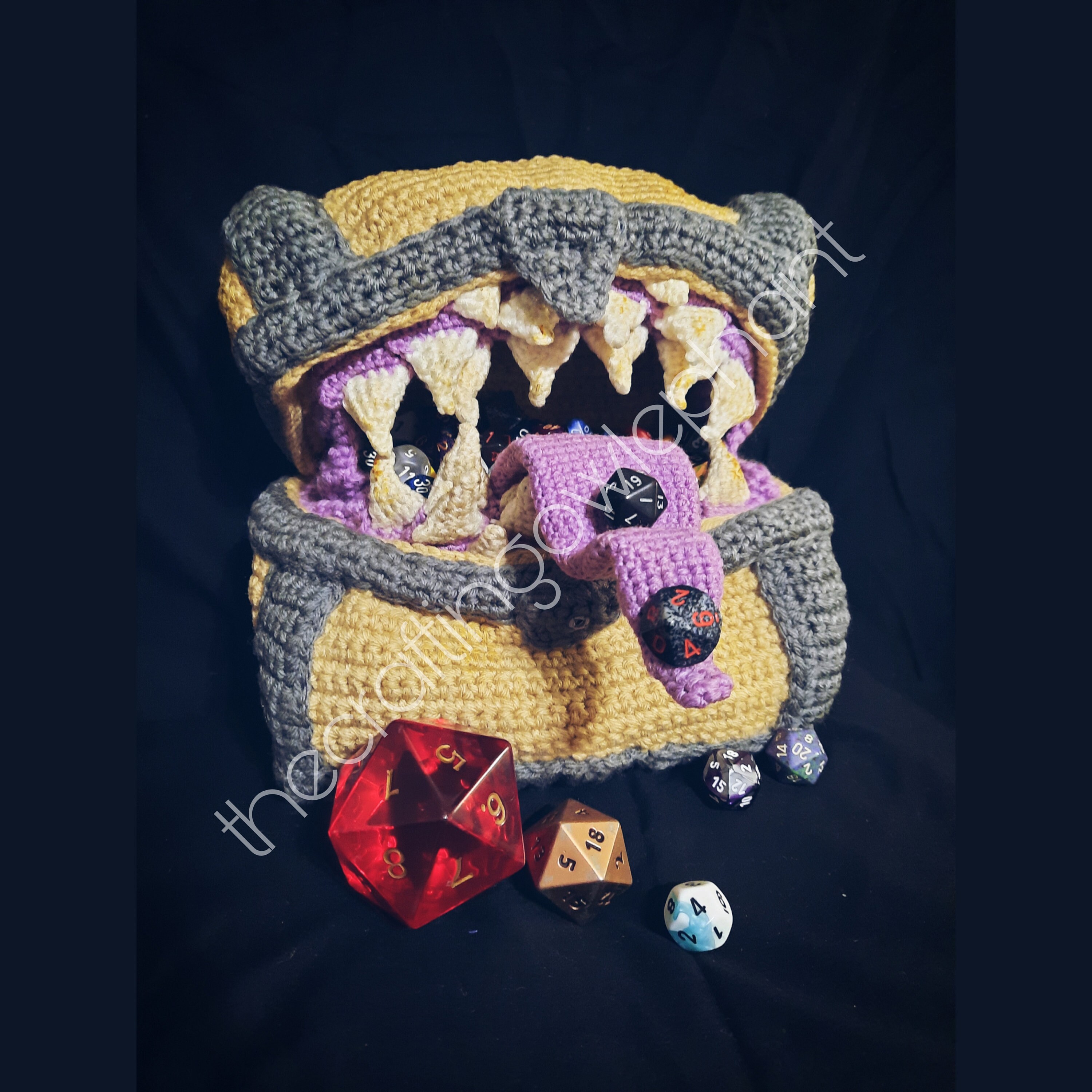 PDF Monster Storage Box Mimic CROCHET PATTERN - Etsy