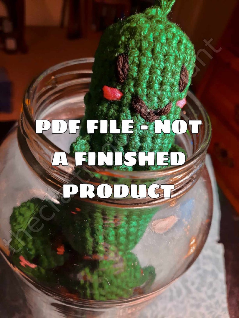 PDF - Pickle CROCHET PATTERN - Etsy