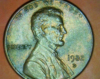 1982 D Penny | Etsy