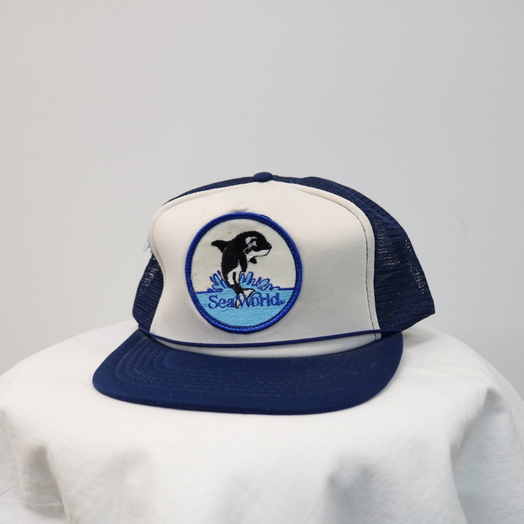 Vintage 80's Seaworld Trucker Hat OS - Etsy