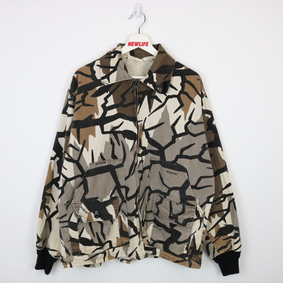 Vintage 80's Predator Camo Jacket L - Etsy
