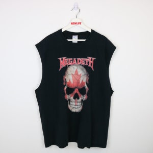 Vintage 00's Megadeth Canada Skull Tank Top - XXL - Etsy