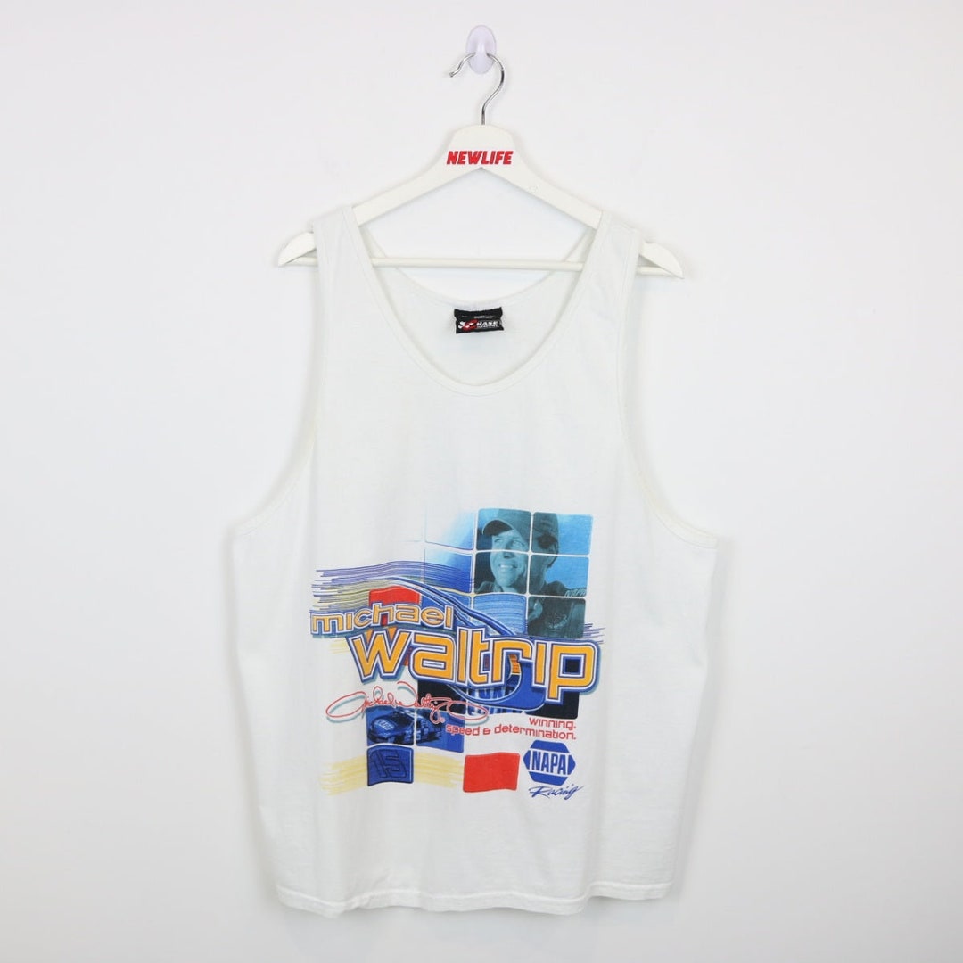 Vintage 00's Michael Waltrip Nascar Racing Tank Top - XL - Etsy