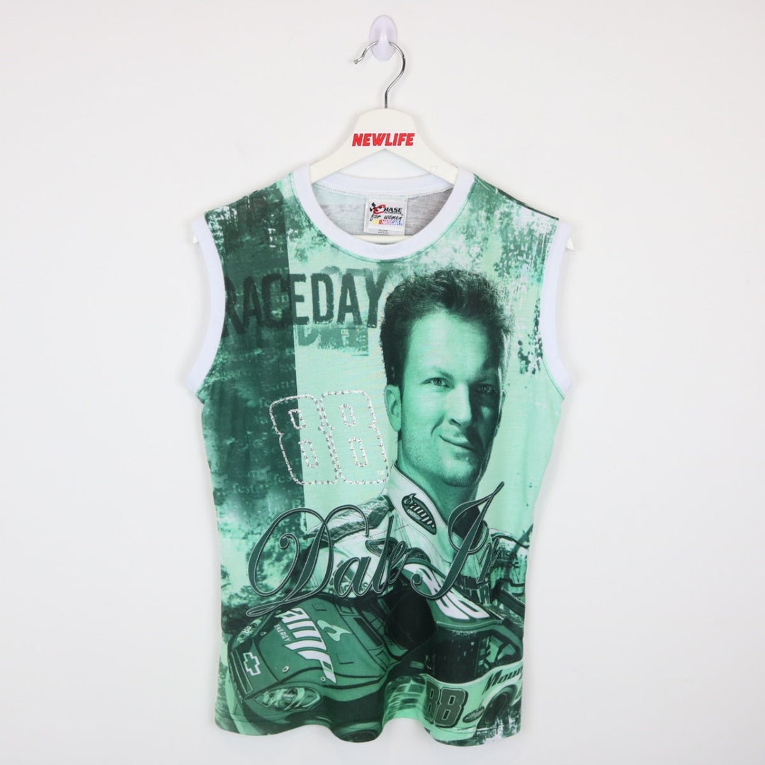 Vintage 00's Dale Jr. Nascar Racing Tank Top - M - Etsy
