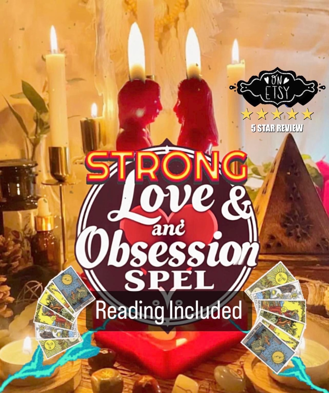 Strong Love & Obsession Spell With Reading Included - Etsy UK