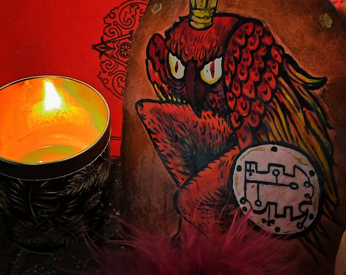 Stolas Goetia Demon, Stolas Statue, Demonology Figure, Goetia Demon ...