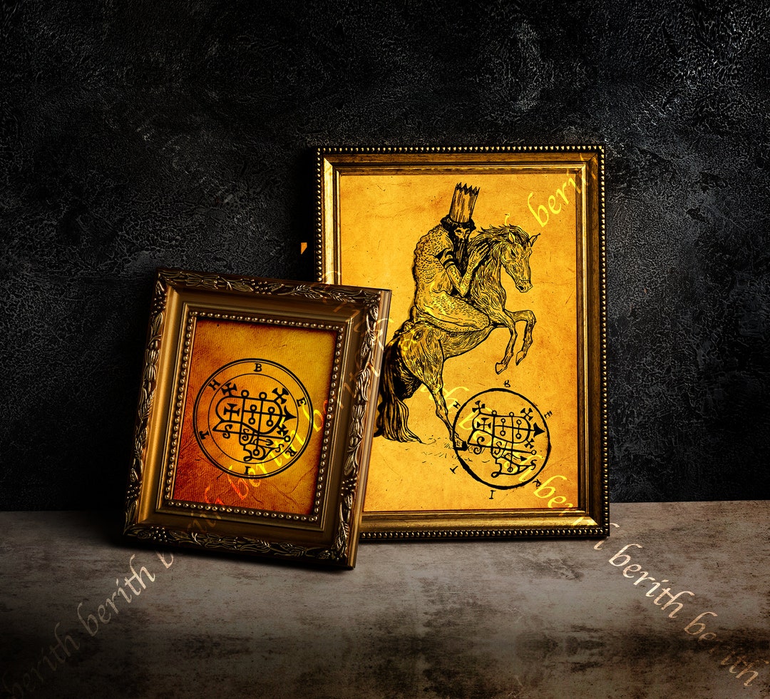 Berith" Digital Original Art Drawing/ Berith Seal/ Berith Painting/ - Etsy