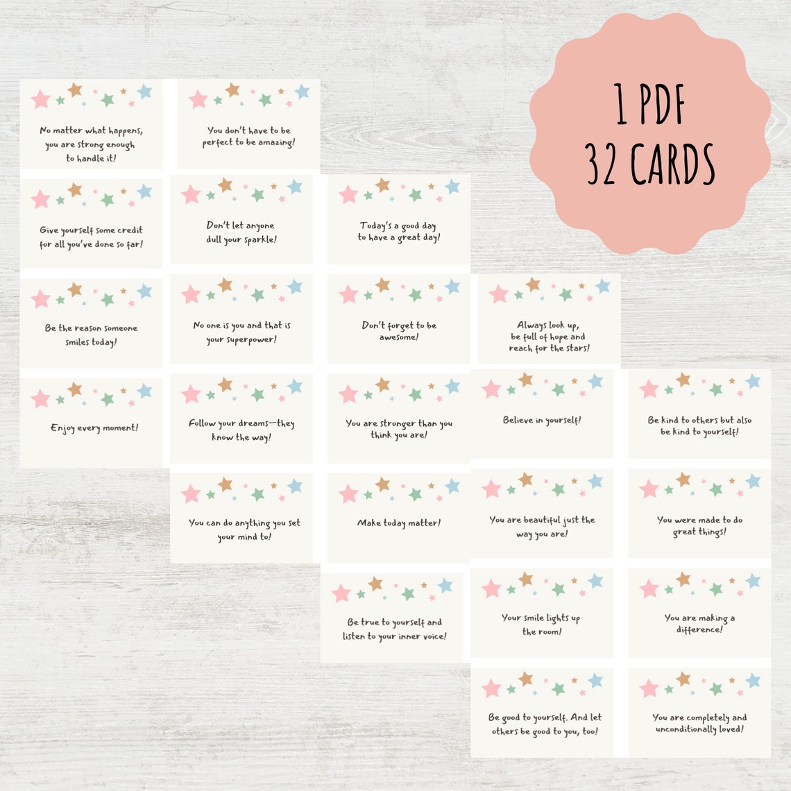 Kindness Cards Encouragement Cards Inspirational Message - Etsy