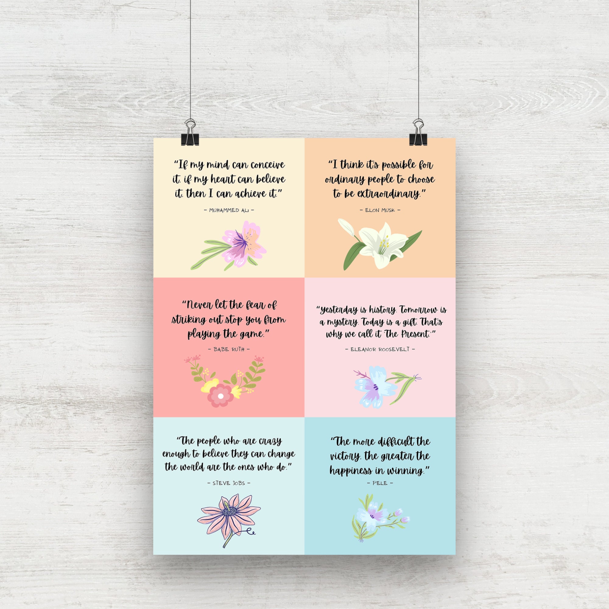 Quotes Cards for Kids, School Lunch Box Notes, Printable School Notes ...