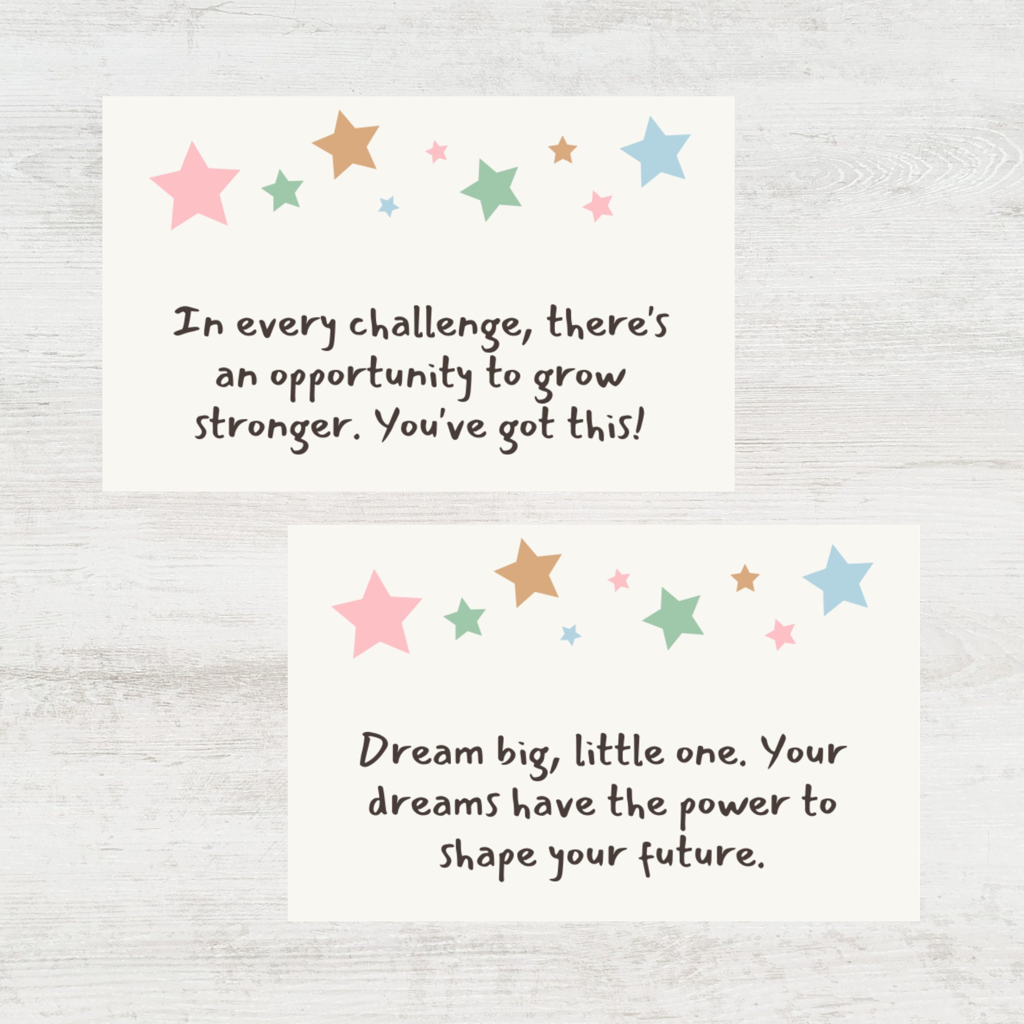Encouragement Cards, Inspirational Messages, Mindfulness Cards ...