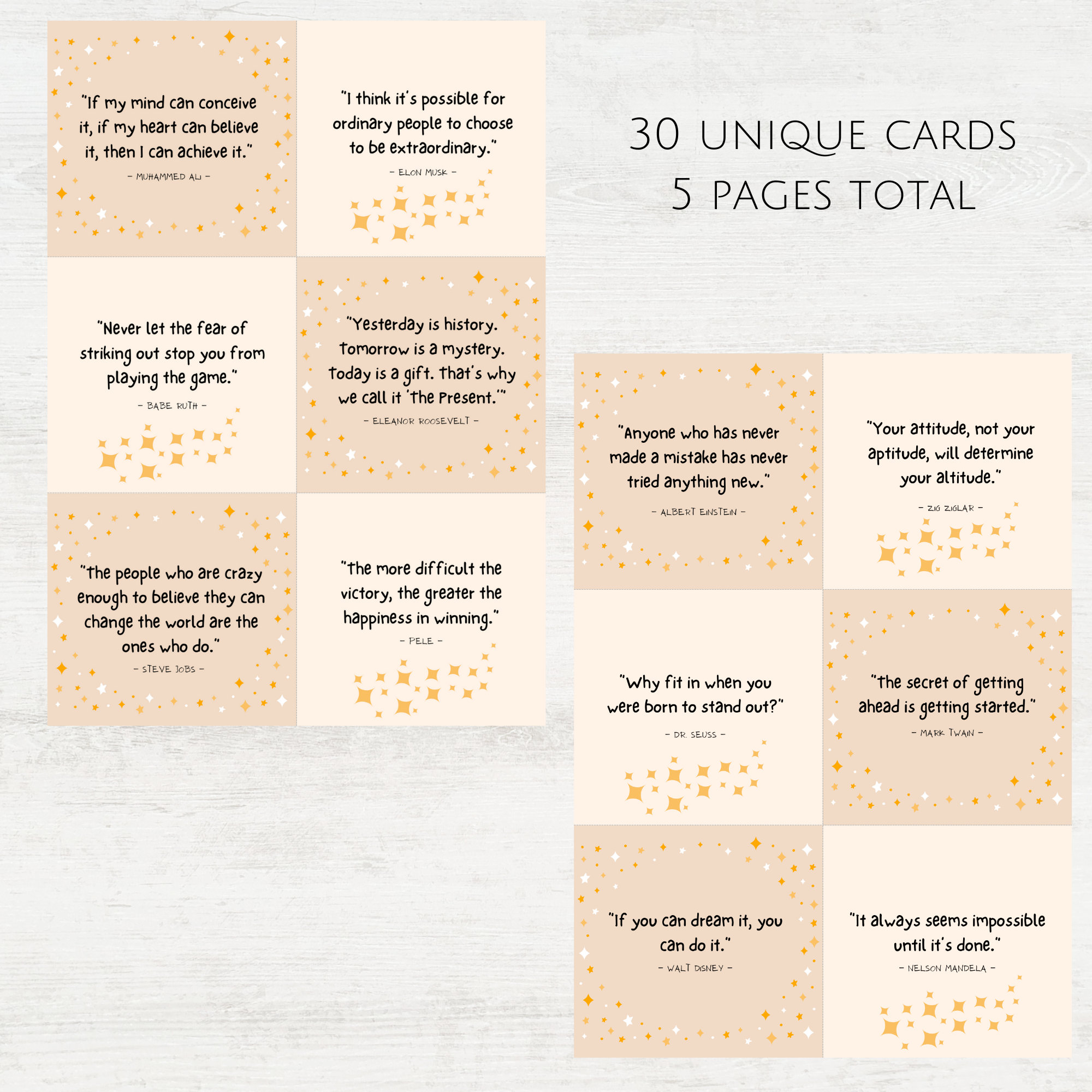 Printable Quotes Cards for Kids, Kindness Cards, School Lunch Box Notes ...