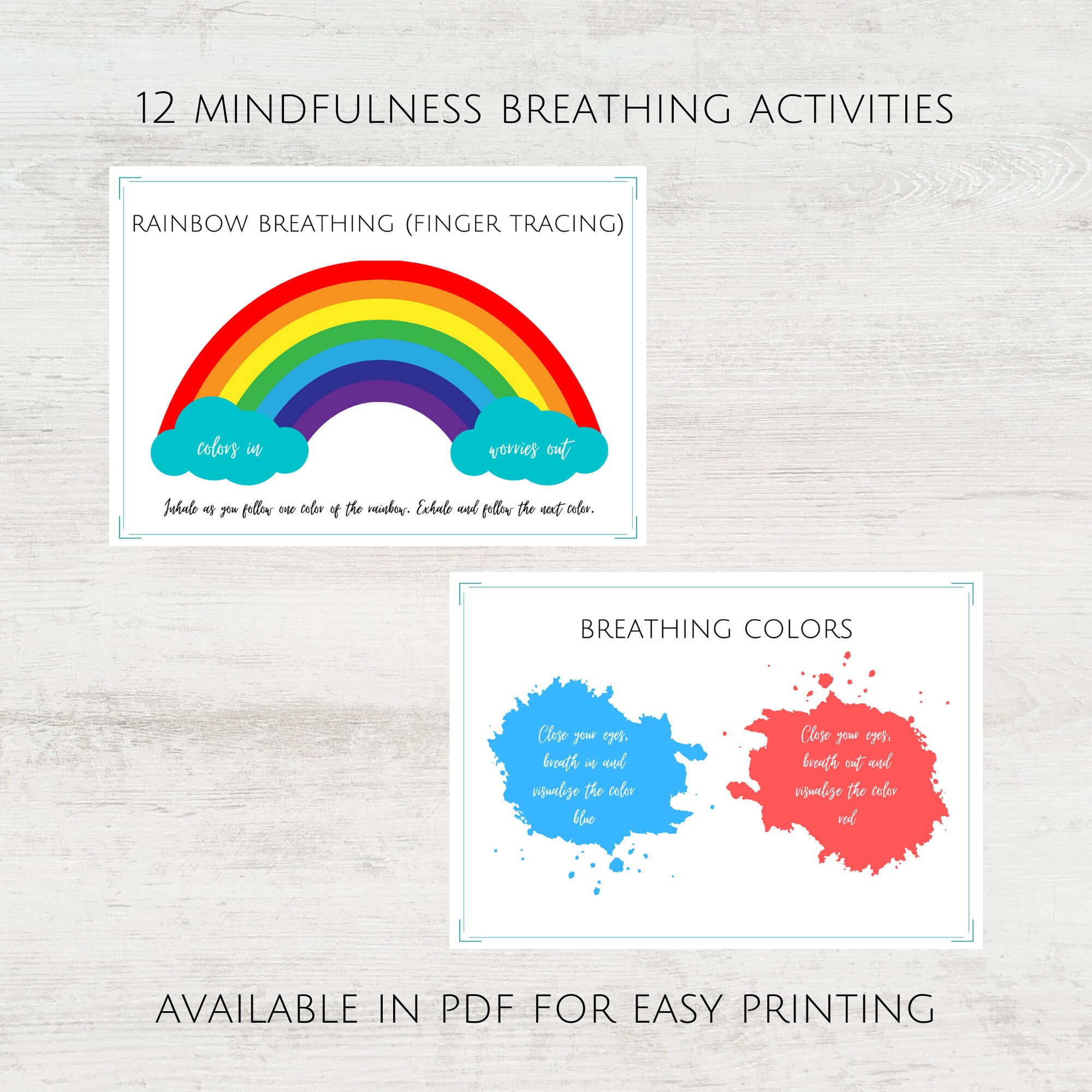 Mindfulness Breathing Exercises for Kids, Classroom Activity Pack ...