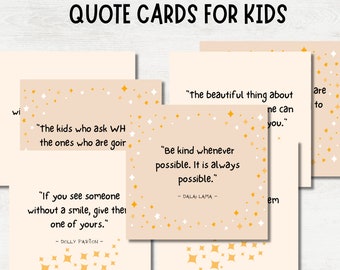 50 Printable Quotes Cards for Kids, School Lunch Box Notes ...