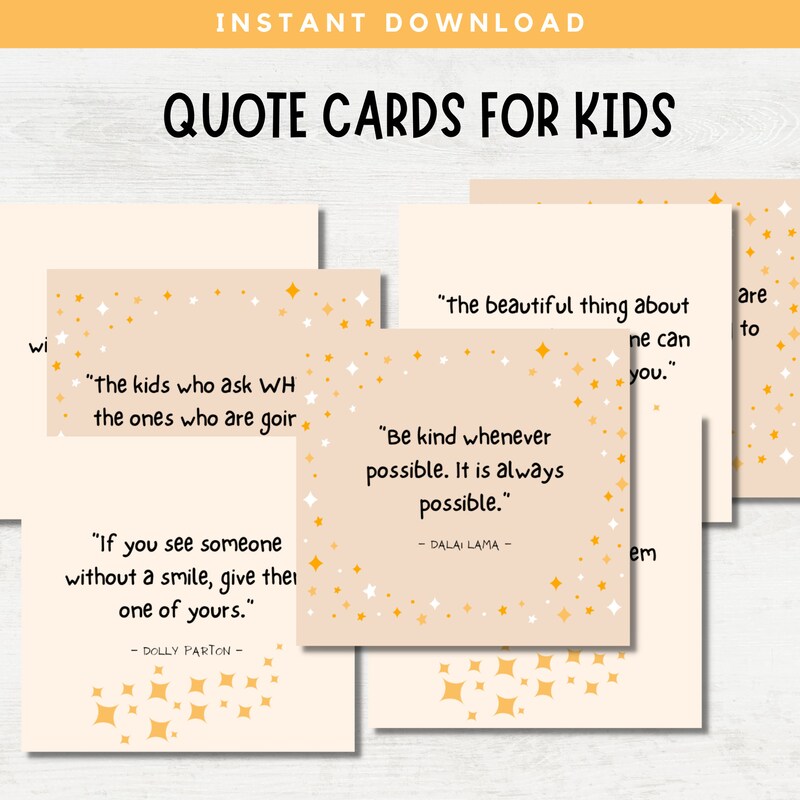 Quote Cards - Etsy