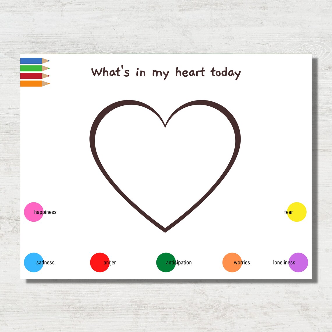 Mindfulness Worksheets for Kids: Emotions Activities, Calm Down Corner ...
