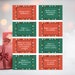 Christmas Advent Calendar Activity Cards: Family Fun (PDF) - Etsy