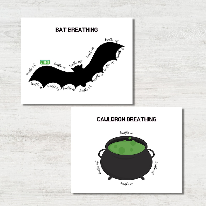 Mindfulness Breathing Exercises for Kids Halloween Edition, Classroom ...
