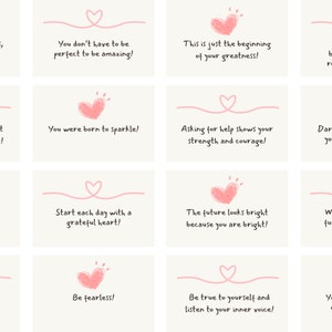 Kindness Cards: Inspirational Lunch Box Notes (printable PDF) - Etsy